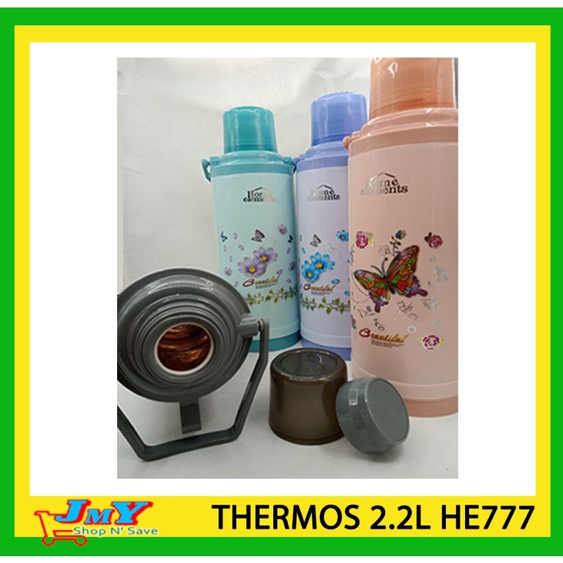 JMY HOME ELEMENTS THERMOS 2.2 LITERS RANDOM COLORS #HE777 | Shopee ...