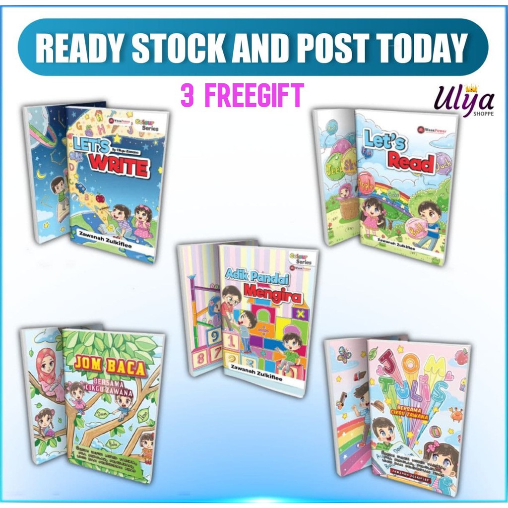 Cikgu ZAWANA ZAWANA Let's READ, Let's WRITE, LETS READ, LETS WRITE, Good Brother | Shopee ...