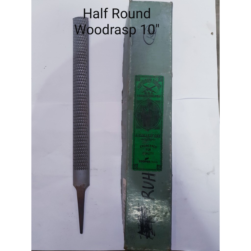 KIKIL Nicholson File 10" Flat Slim Taper Half Round | Shopee Philippines