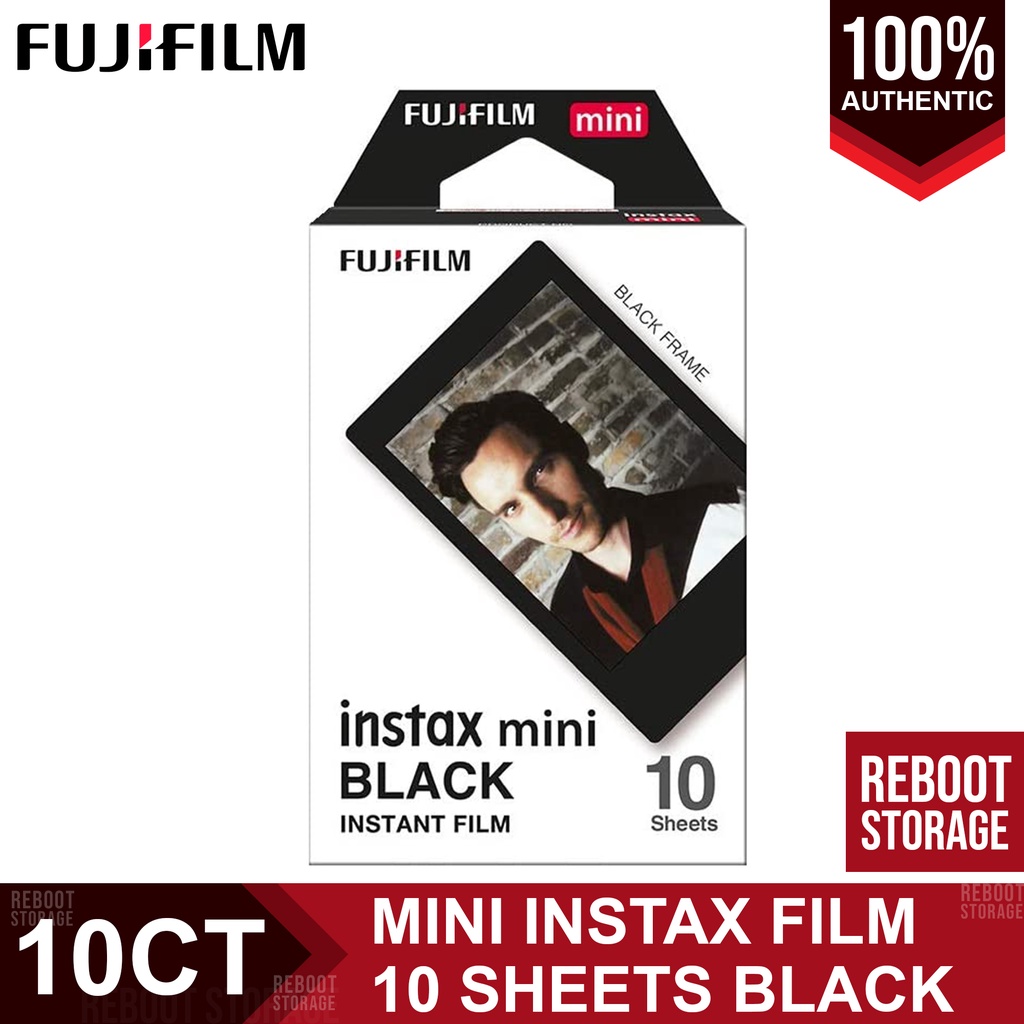 Fujifilm Instant Film 10 Instax Mini sheets - Black | Shopee Philippines