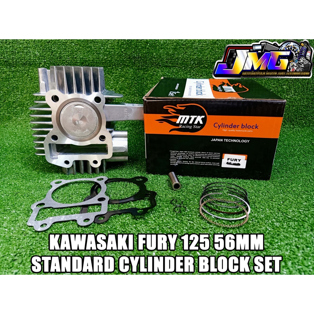 KAWASAKI FURY 125 56MM STANDARD CYLINDER BLOCK SET | Shopee Philippines