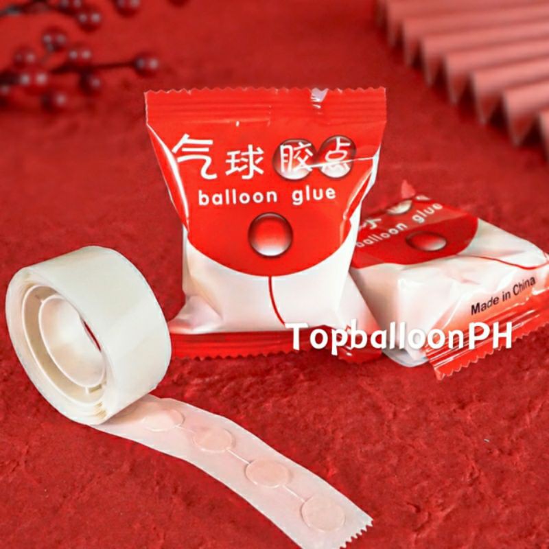 100pcs glue dot balloon glue double adhesive partyneeds supply | Shopee ...