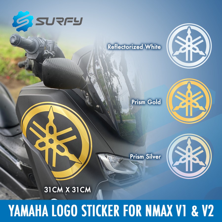 Surfy Yamaha Side Fairing Sticker For Nmax 31cm X Waterproof Motorcycle ...