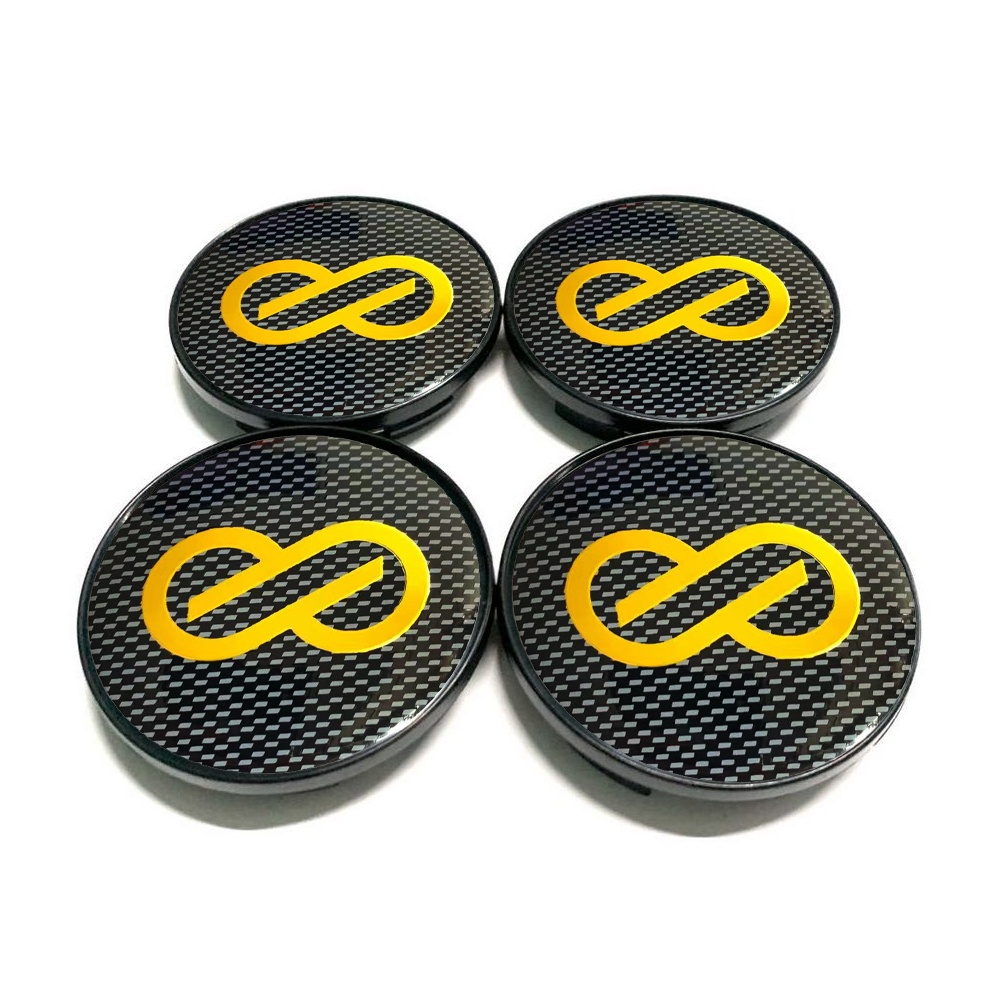 4pc 68mm Enkei logo Sticker Car Modified Wheel Center Cover Rim Hub Cap ...