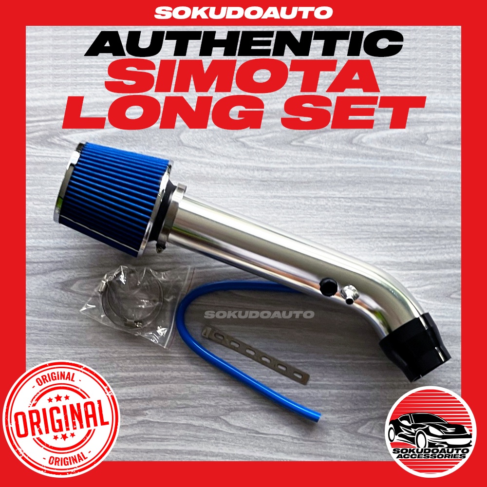 (SIMOTA LONG SET) Original Simota Air Filter + Universal Air Intake ...