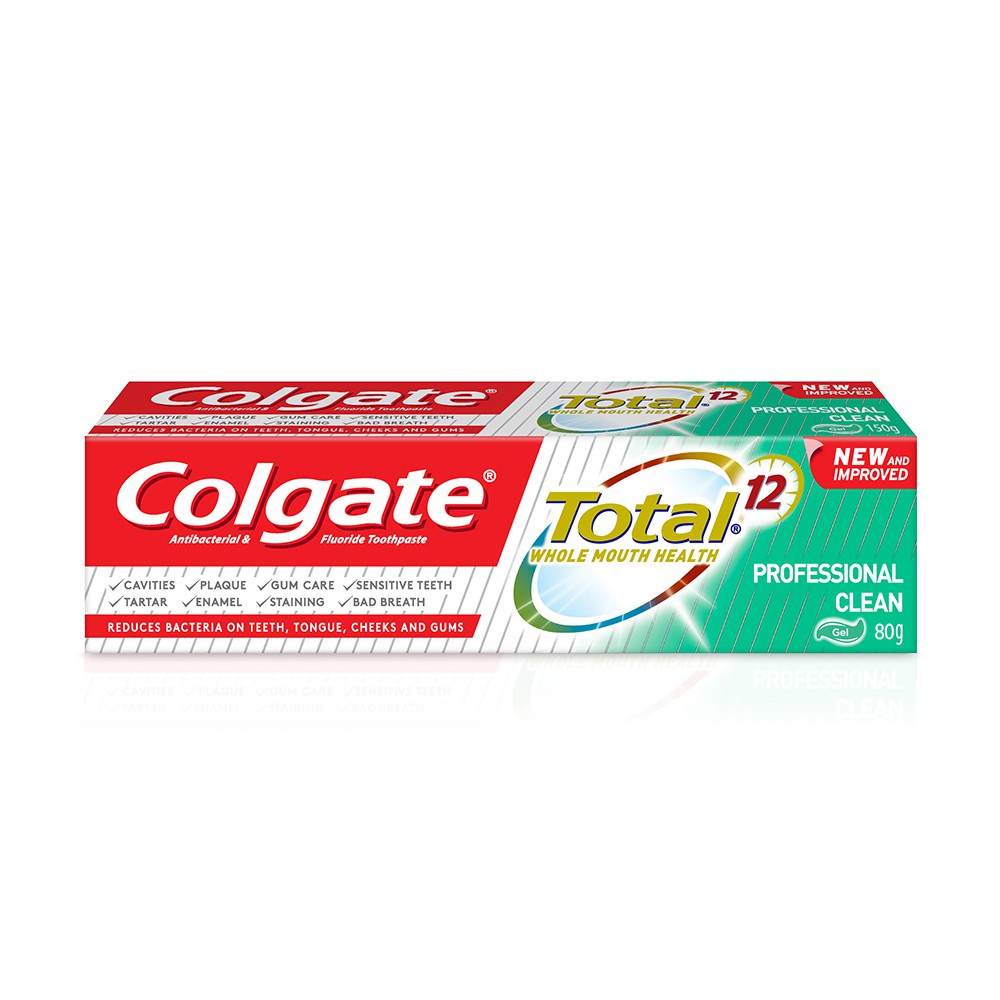 Colgate Total Professional Clean Multi-Beneft Antibacterial Toothpaste ...