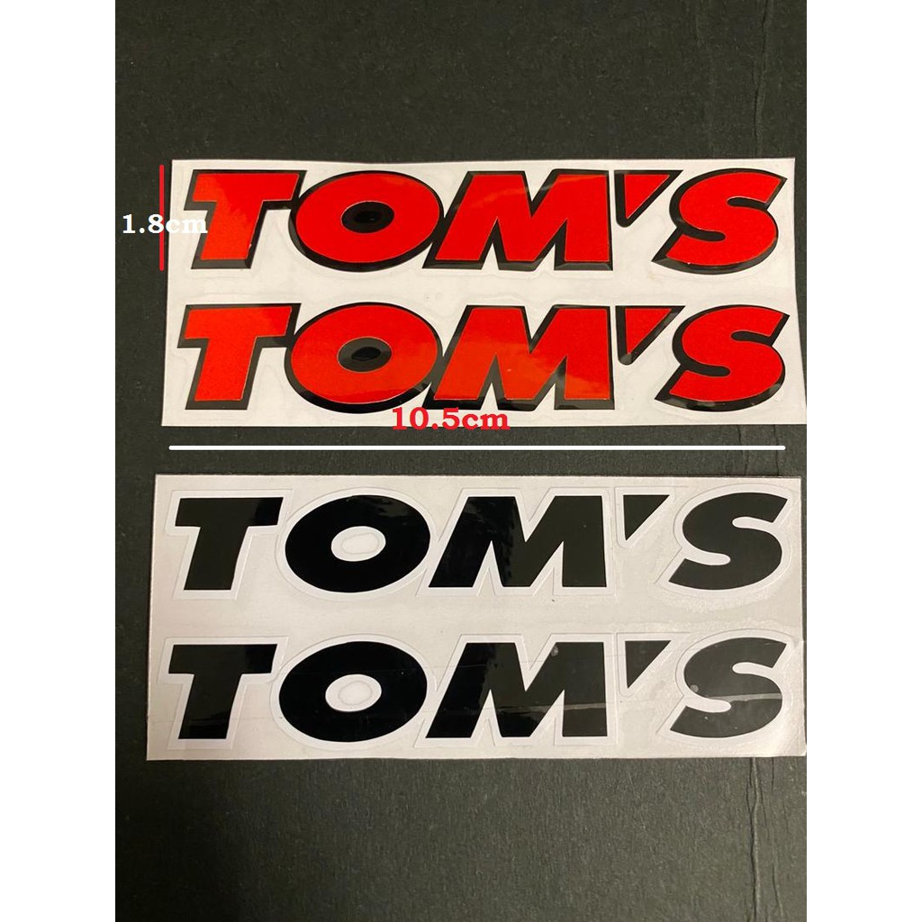 Sticker Toyota Trd Toms Tom s vios wish caldina seg se | Shopee Philippines