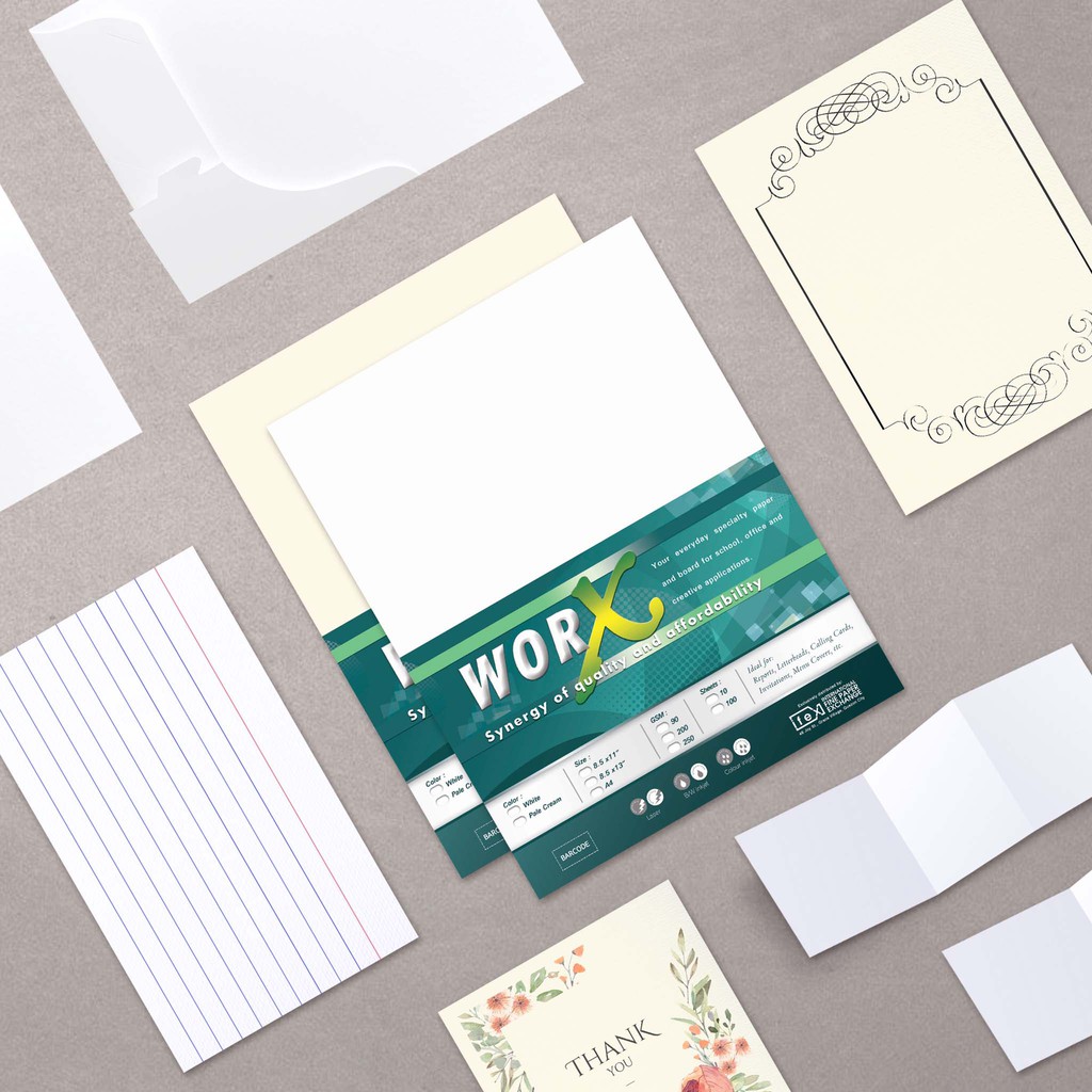Worx Specialty Paper 90gsm 8-1/2" x 13" (100 sheets / pack) | Shopee ...