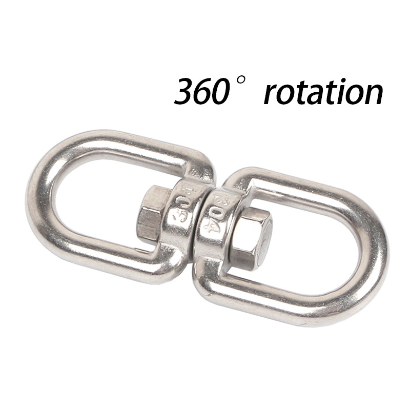 6mm-10mm Stainless Steel Double Head Rotating Ring Marine Hanging Chain ...