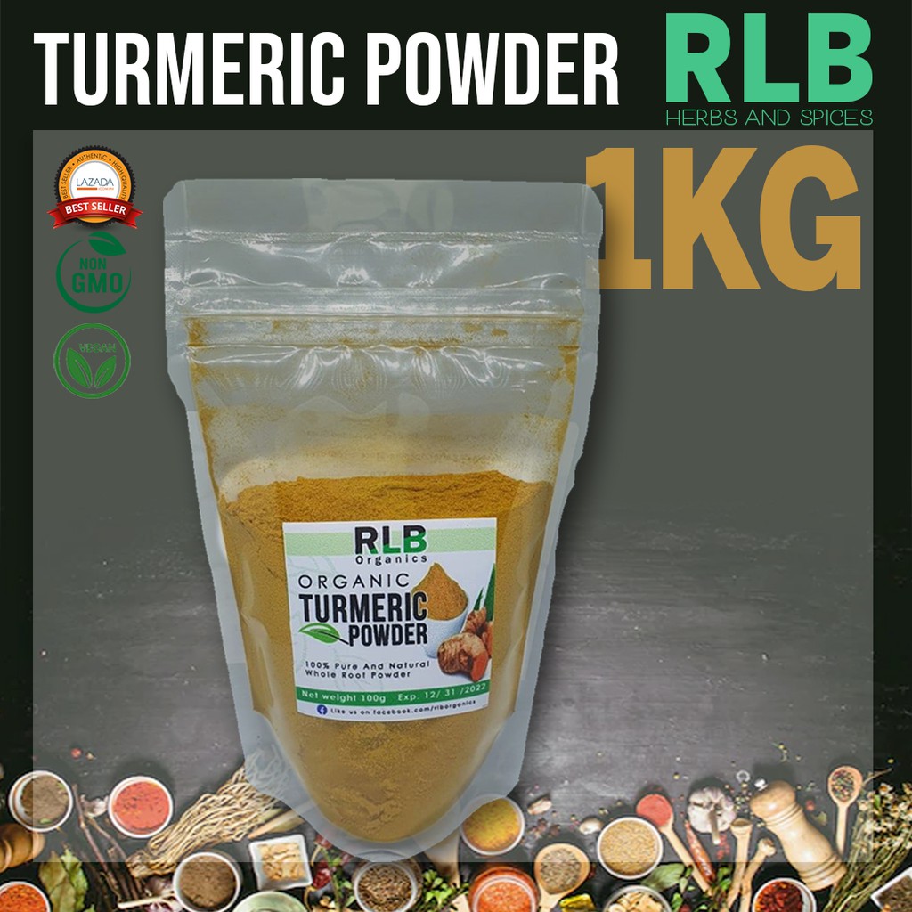 1 Kilogram Organic Pure Turmeric Powder + Organic Pure Ginger Powder ...