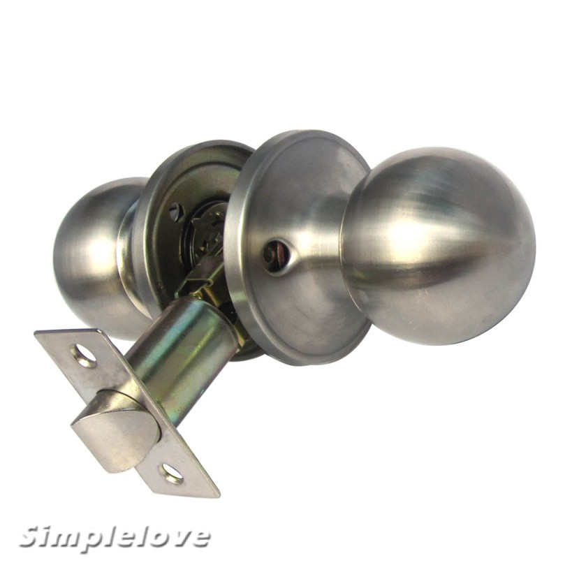 Passage Knob Lever Handle Non Locking Brushed Shopee Philippines