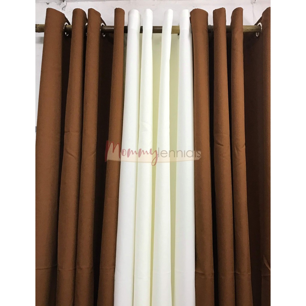 MM 3in1 Set Elegant Ring Curtain For Window Door Home Room Decor ...