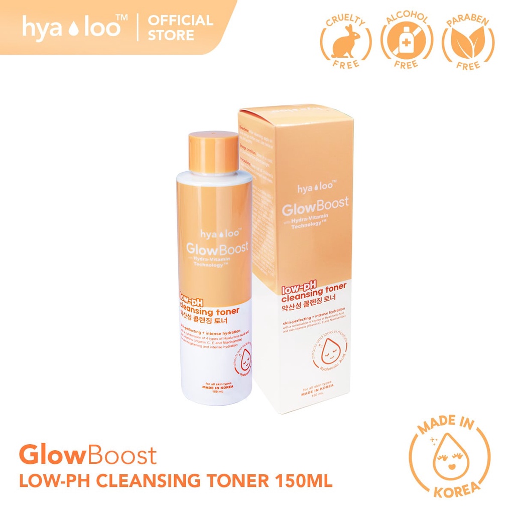 Hyaloo Glow Boost Low-Ph Cleansing Toner 150ml | Shopee Philippines