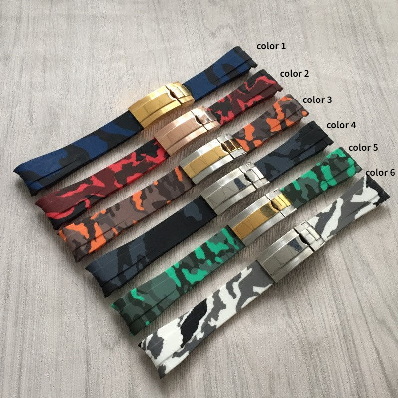 Rolex Rubber strap replacement watch band Rolex Explorer / Daytona /GMT ...