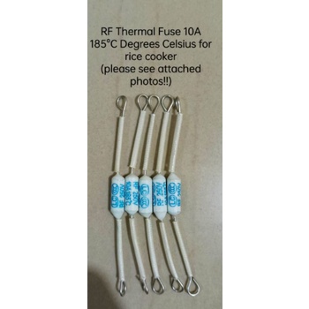 5PCS thermal fuse for rice cooker RF 250V 10A 185c | Shopee Philippines