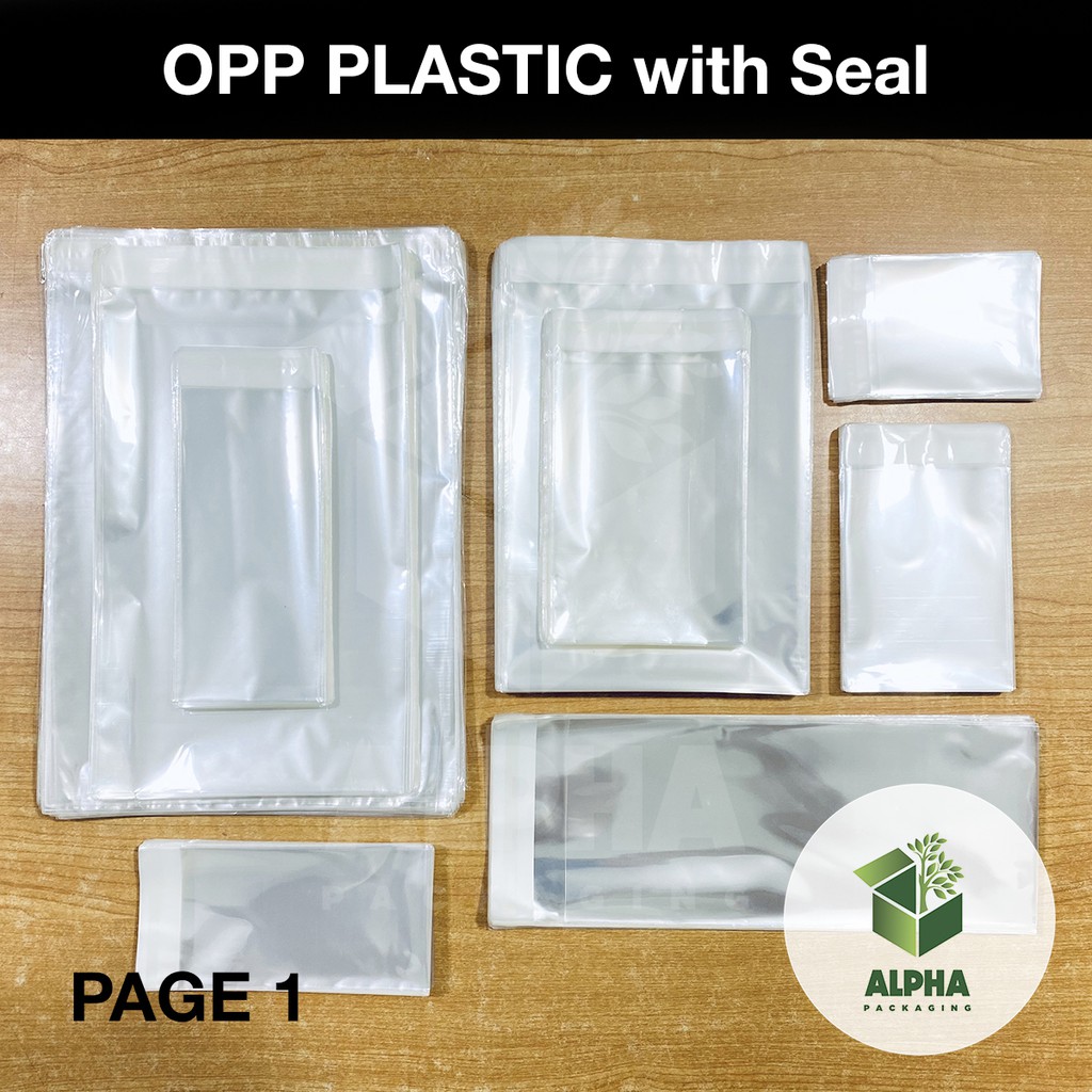 OPP Plastic with Seal – Good Quality (1) | Shopee Philippines