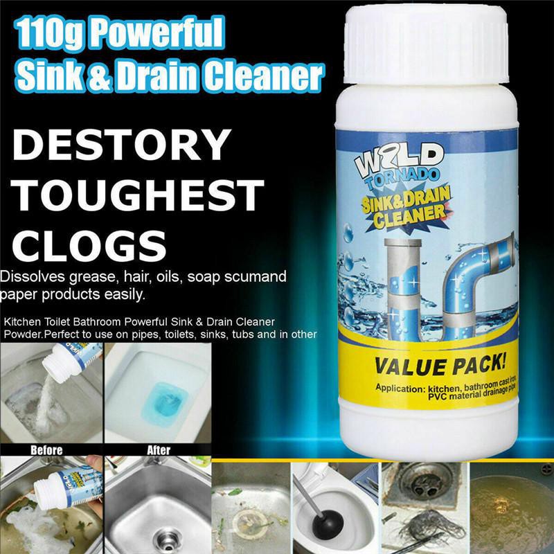 Tornado Powerful Sink and Drain Cleaner for Kitchen Toilet Pipe ...