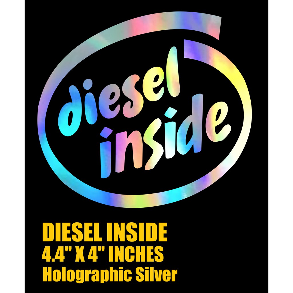 Diesel Inside Gas Tank Sticker Decal Waterproof | Shopee Philippines