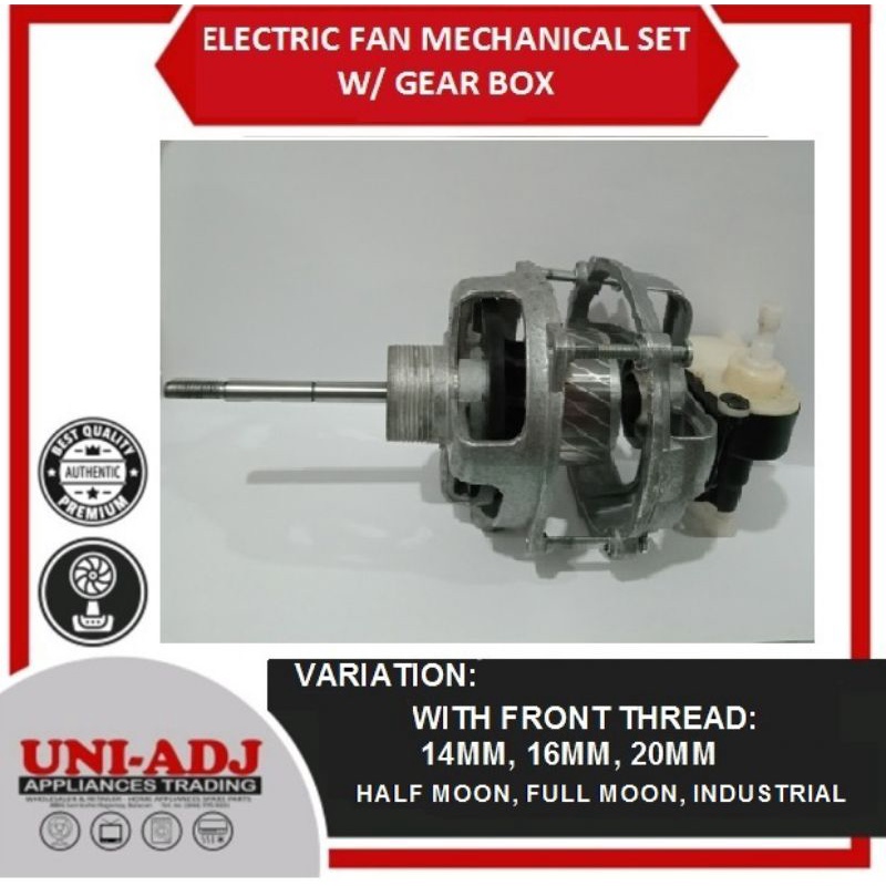 Electric fan Mechanical Set with Front thread Spare Parts Only | Shopee ...