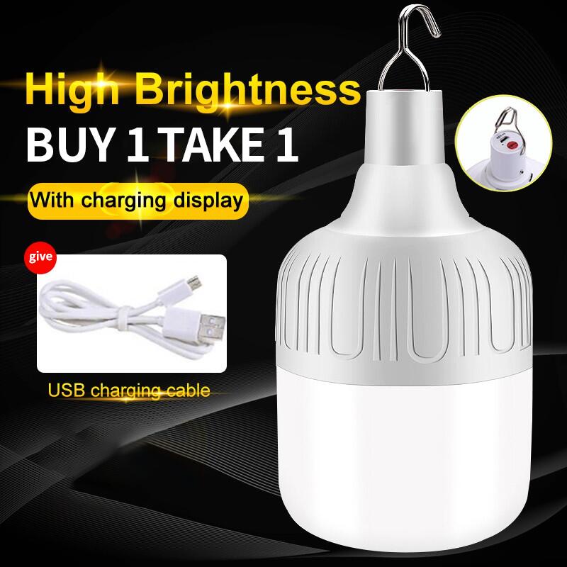 5 Modes Rechargeable USB LED Light bulb lamp Emergency chargeable light Outdoor Bulb Portable ...
