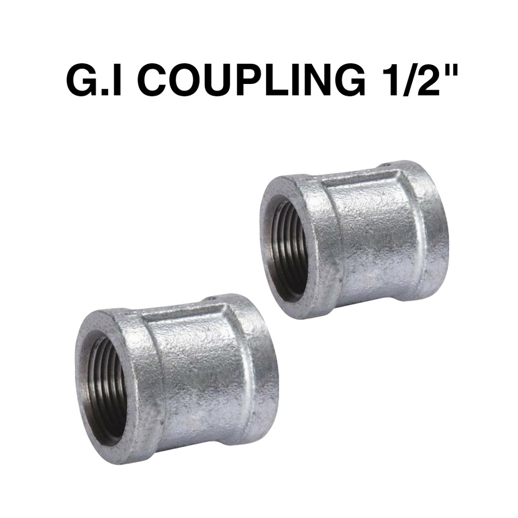 GI PIPE FITTINGS GALVANIZED 1/2 FOR PLUMBING WORKS | Shopee Philippines