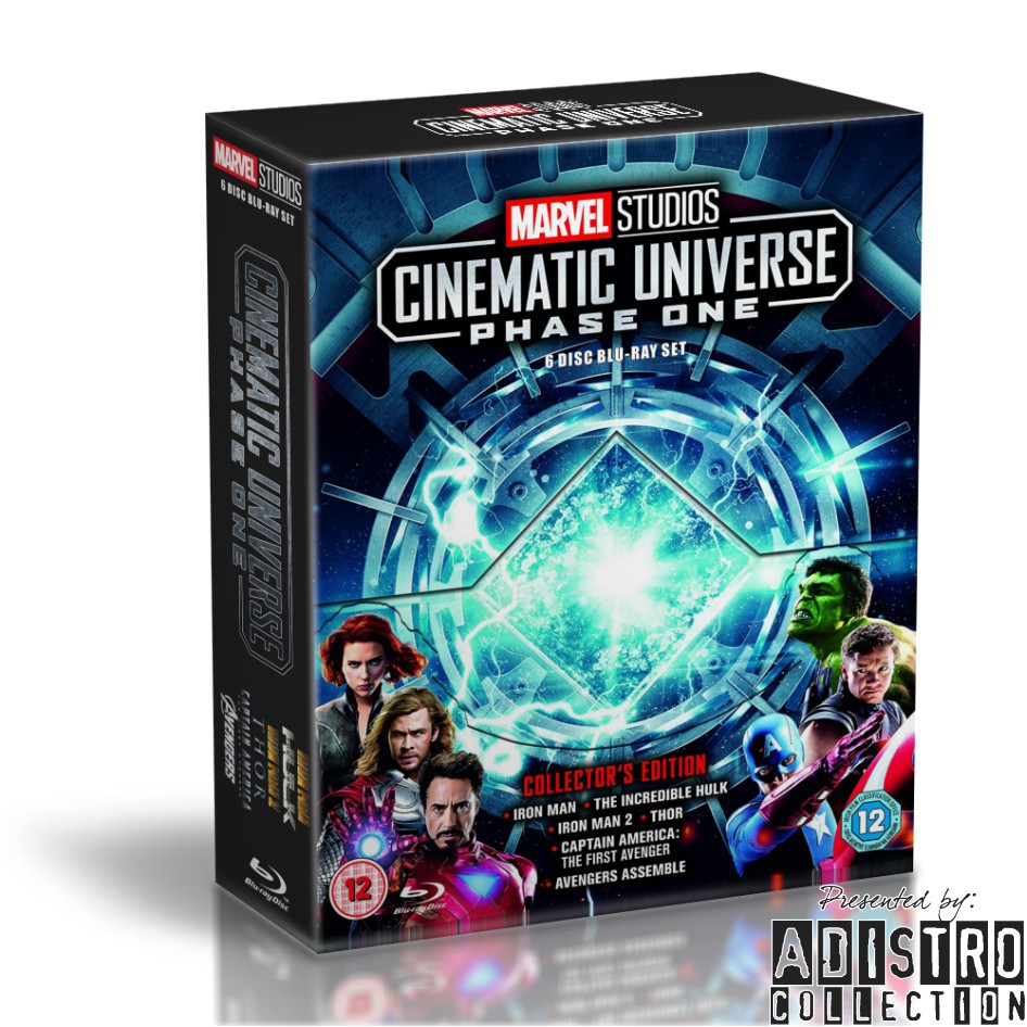 Marvel CHINESE UNIVERSE MCU PHASE Blu-Ray Film 1 Edition BOX SET ...