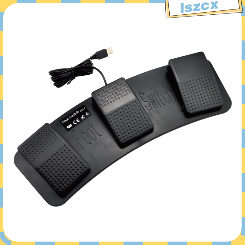 USB Foot Pedal Control Switch Keyboard Mouse For Computer PC Laptop ...