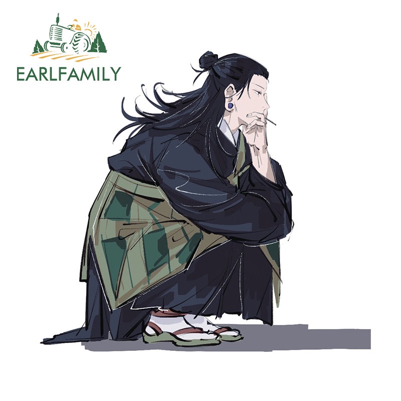 EARLFAMILY 13cm x 11.8cm Jujutsu Kaisen Geto Suguru Vinyl Car Stickers ...