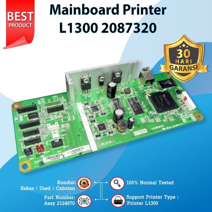 Epson L1300 L-1300 Printer Mainboard, Epson L1300 l1300 Motherboard ...