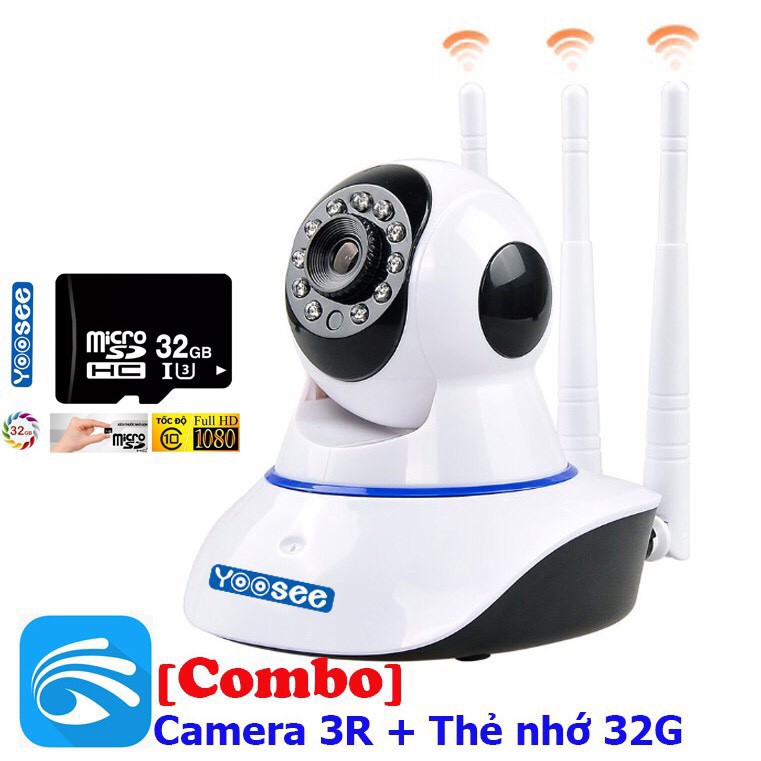 Yoosee Camera 3 Antennas Full HD 1080P with 32G memory card | Shopee ...