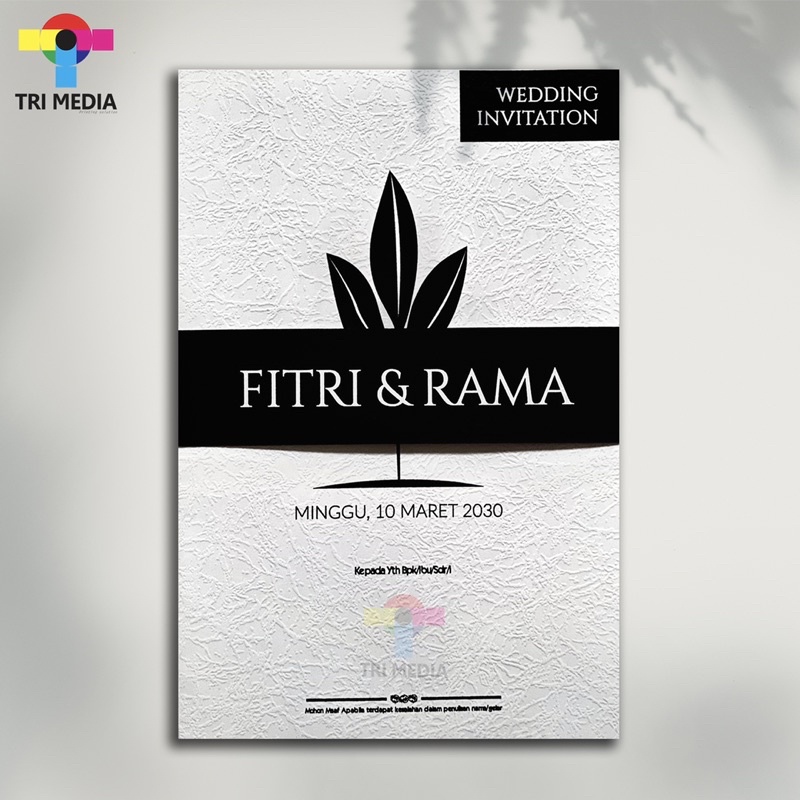 Luxurious belt textured wedding invitation (BLB) | Shopee Philippines