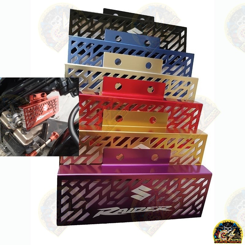 CS Motorcycle alloy radiator cover/oil cooler cover raider150(carb type ...
