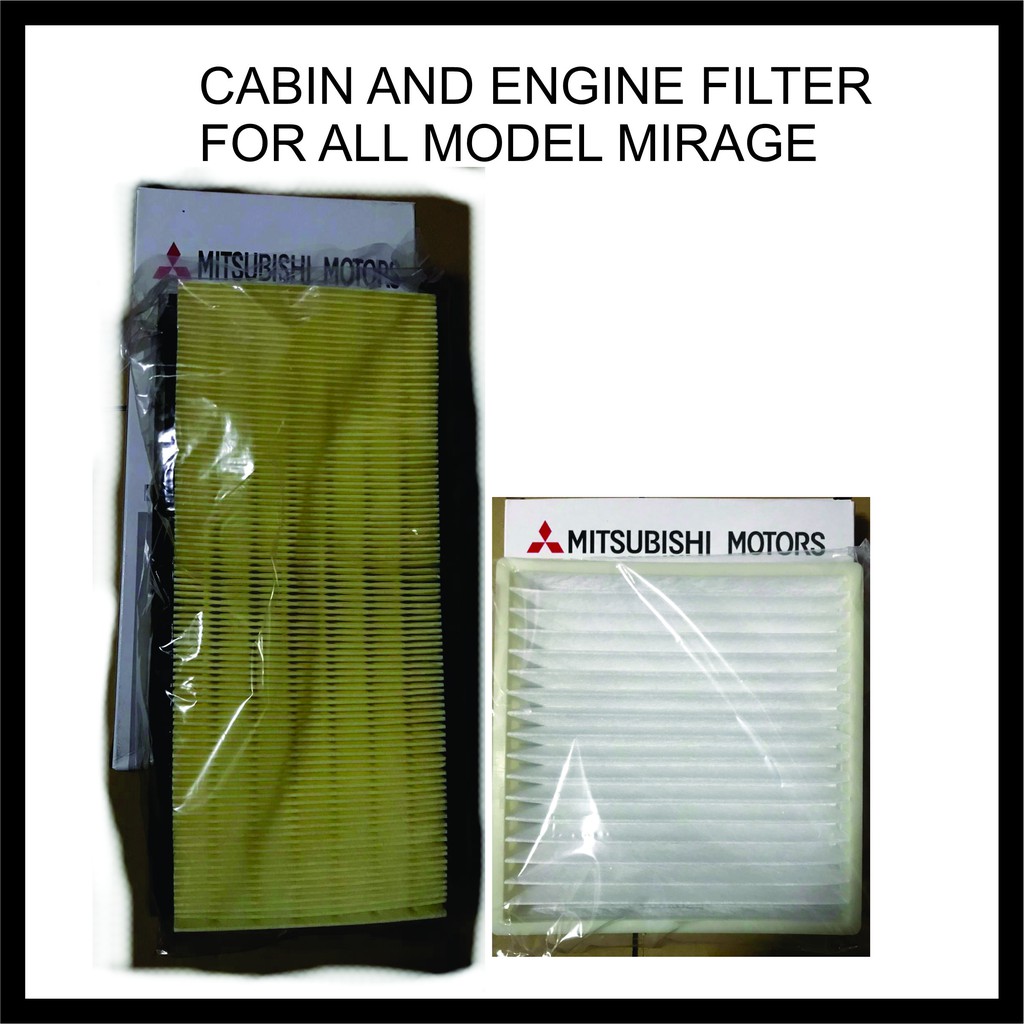 Bundle CABIN and ENGINE Filter for all model MIRAGE HB / g4 | Shopee ...