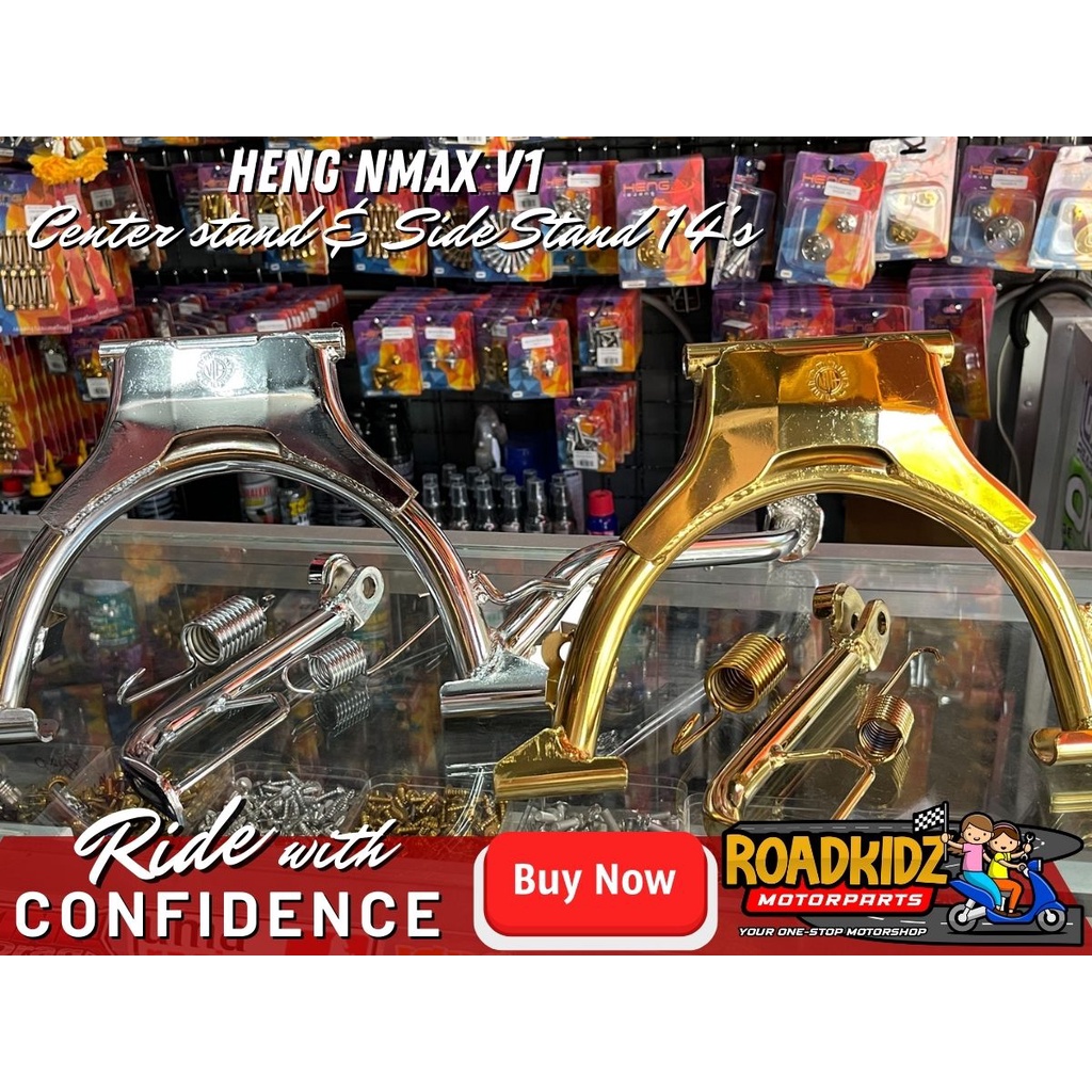 HENG CENTER STAND ONLY NMAX,AEROX,MIO I 125,WAVE 110, RAIDER 150 ...