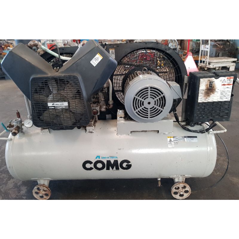 Air Compressor 7.5Hp 220V 3Phase Piston Type IWATA (Original Made in ...