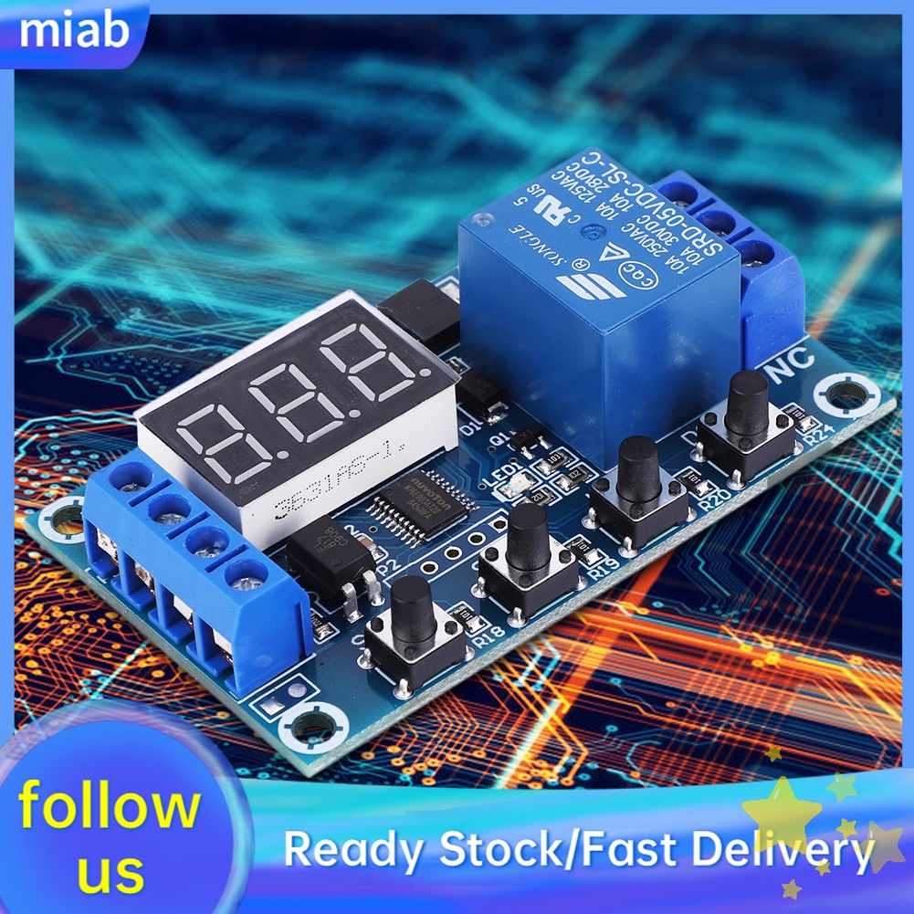 [Ready Stock] 1 Channel Multifunction Time Delay Control Relay Board ...
