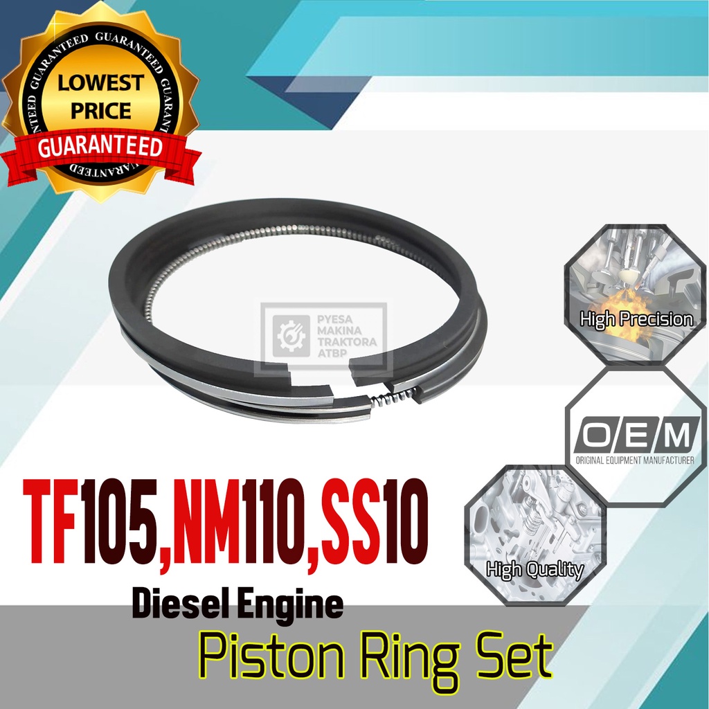 Piston Ring NS10 TF105 NM110 SS10 Standard and 0.25mm Yanmar Diesel ...