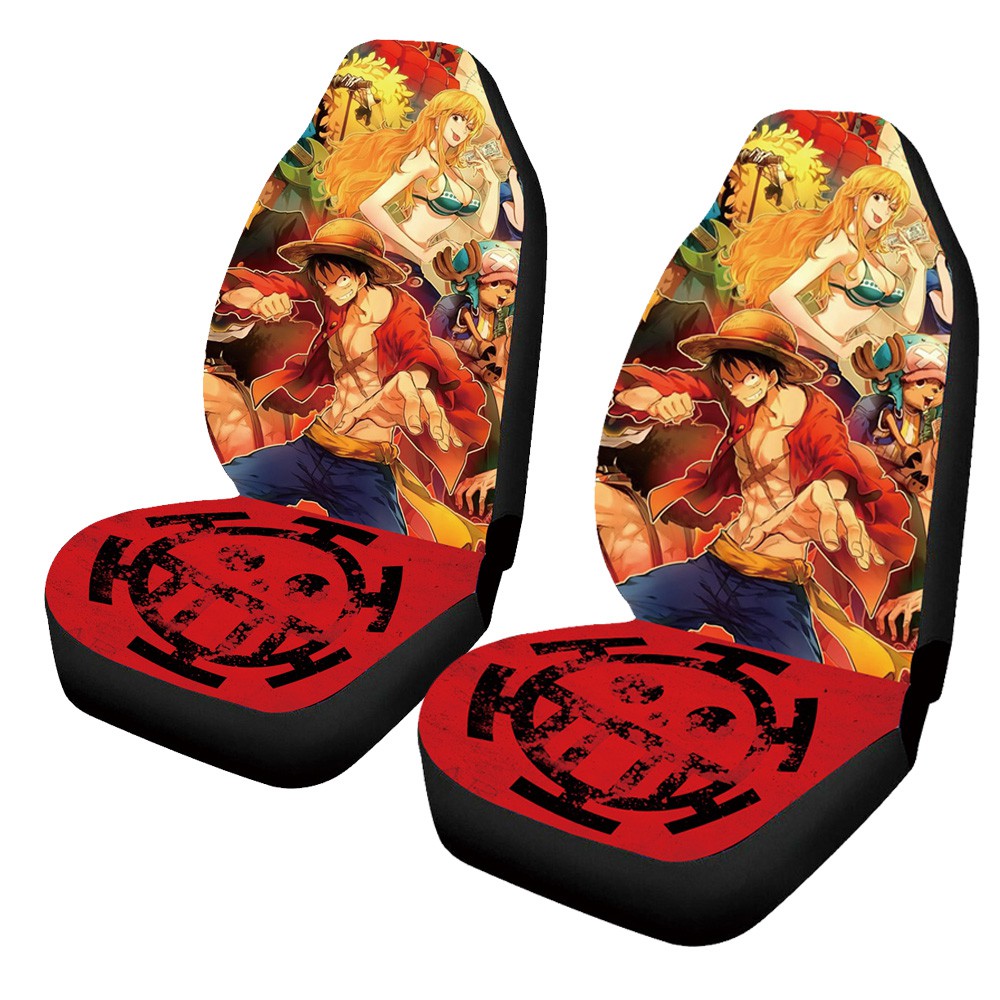 JUN TENG Universal Anime Character Printing Car Front Interior Seat ...