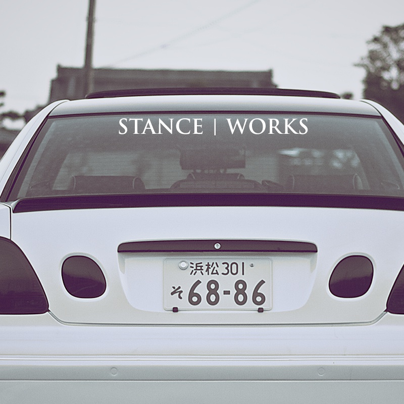 Stance Works Decal Windshield Banner Static Sticker Stanceworks ...