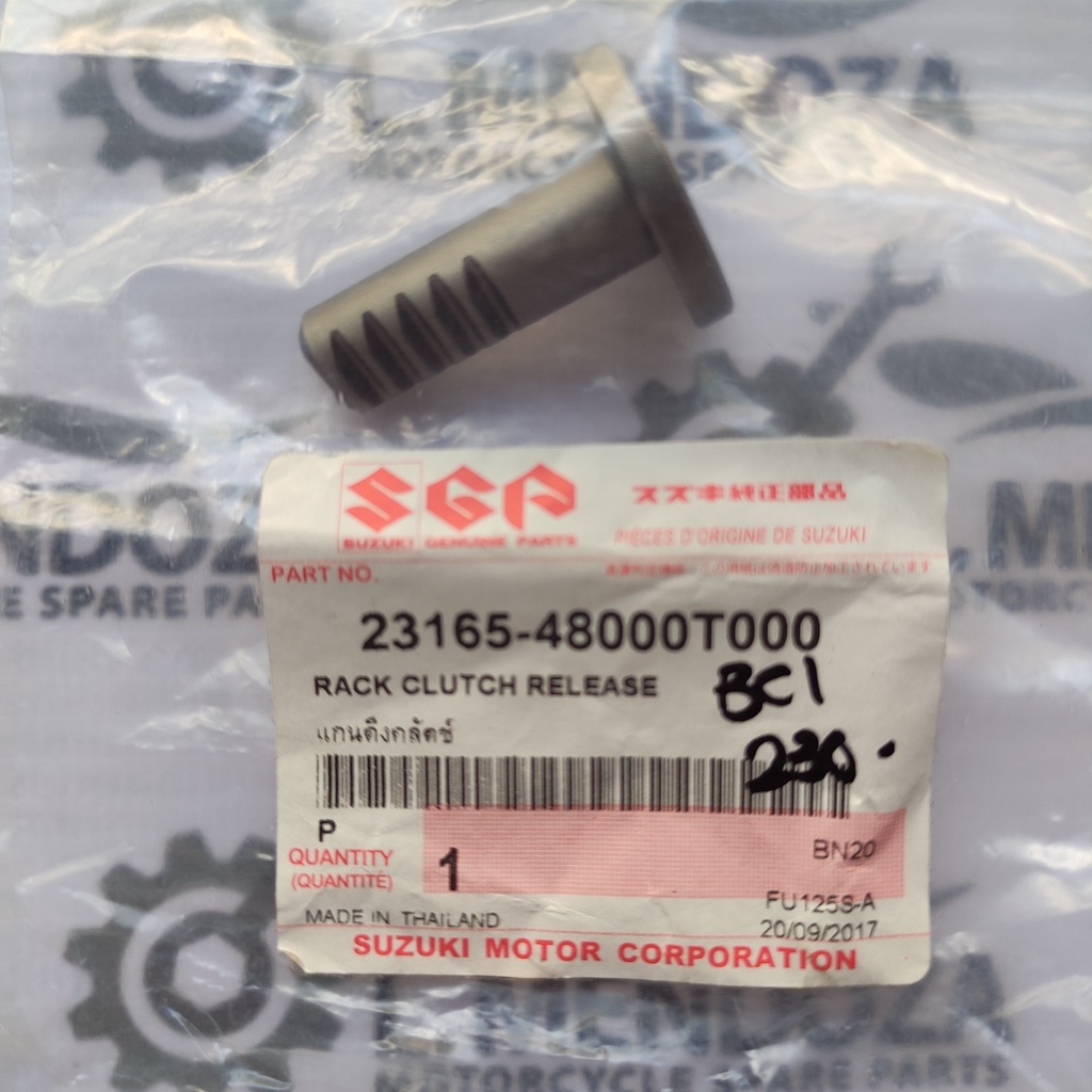 Suzuki Raider 150 Carb Raider 125 Clutch Release Rack Push Rod Genuine ...