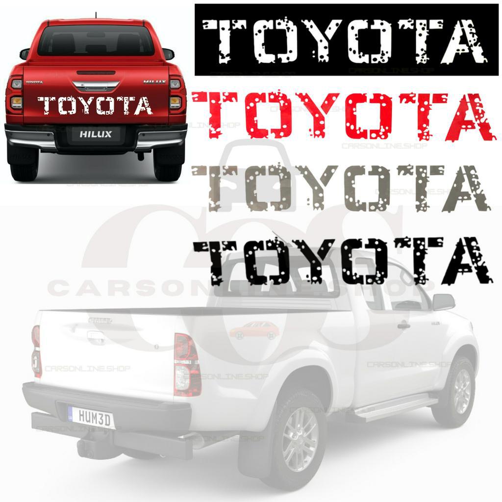 COS 1Pc TOYOTA Car Decals Sticker Design for Rear Doors Body Sticker ...