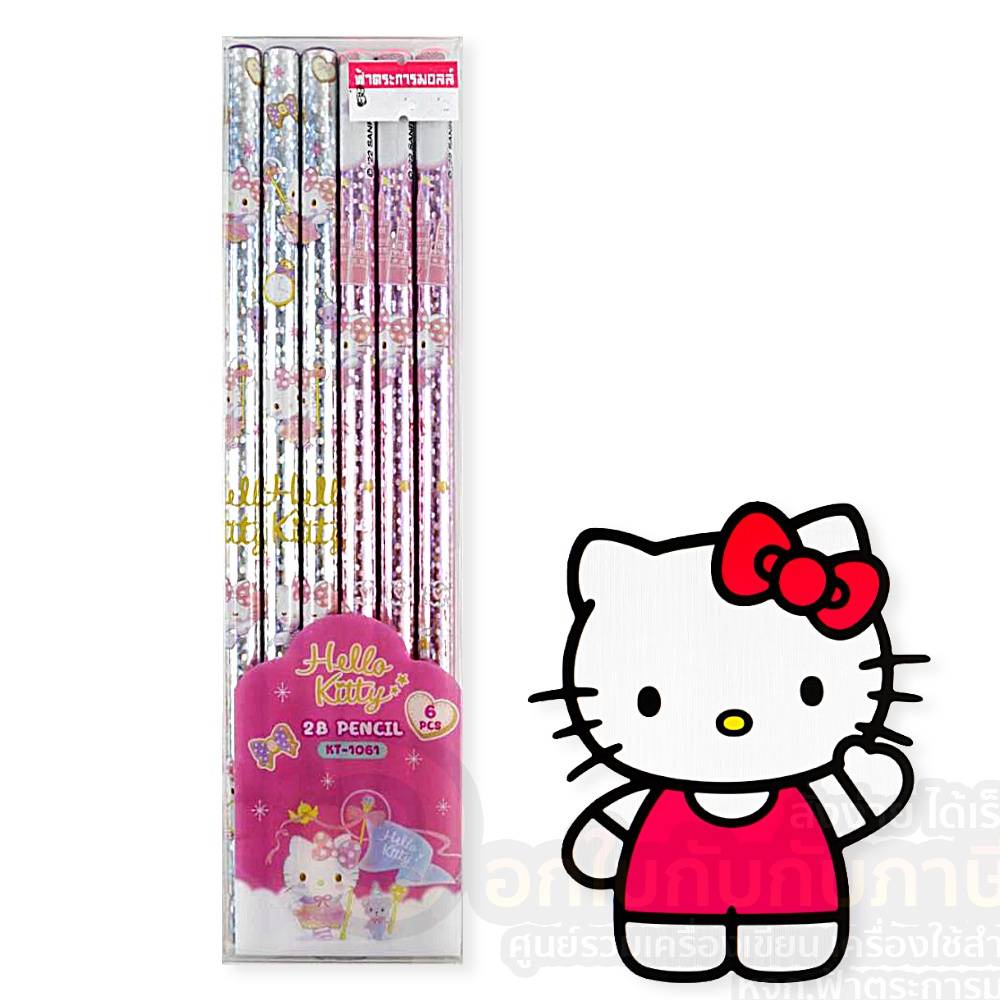 Wooden Pencil Cartoon Pattern Copyright Hello Kitty Disney Princess ...
