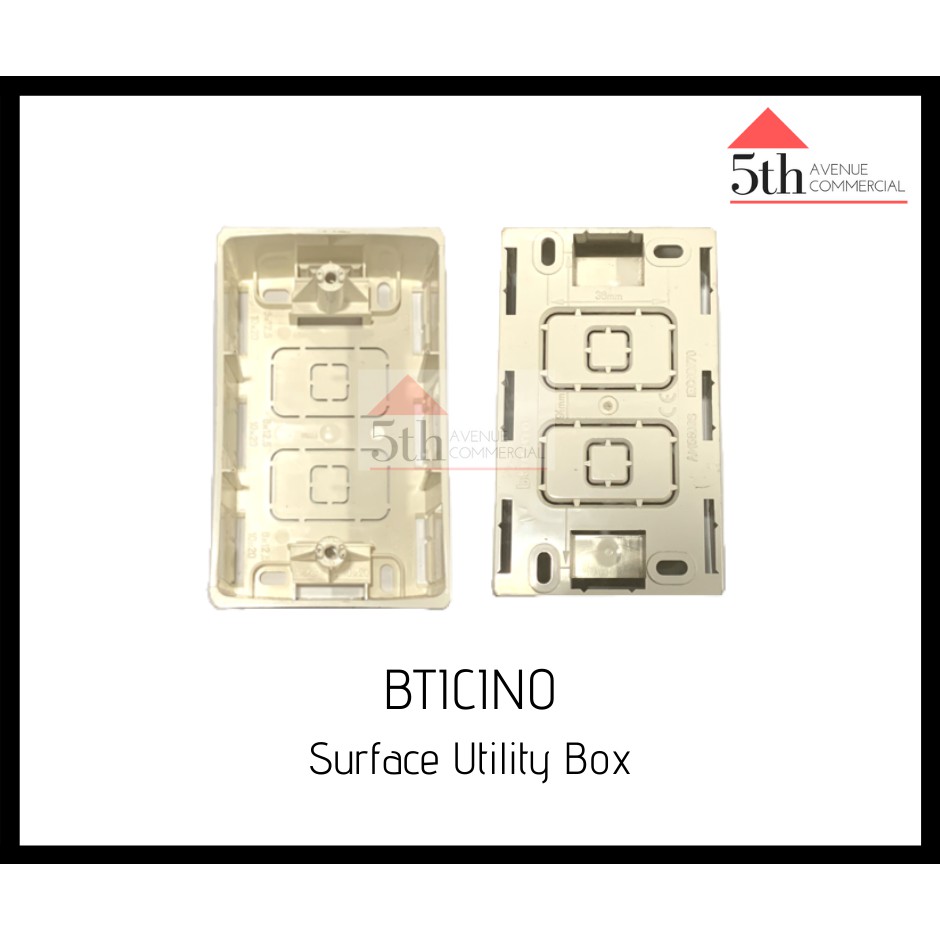 BTICINO Surface Utility Box | Shopee Philippines