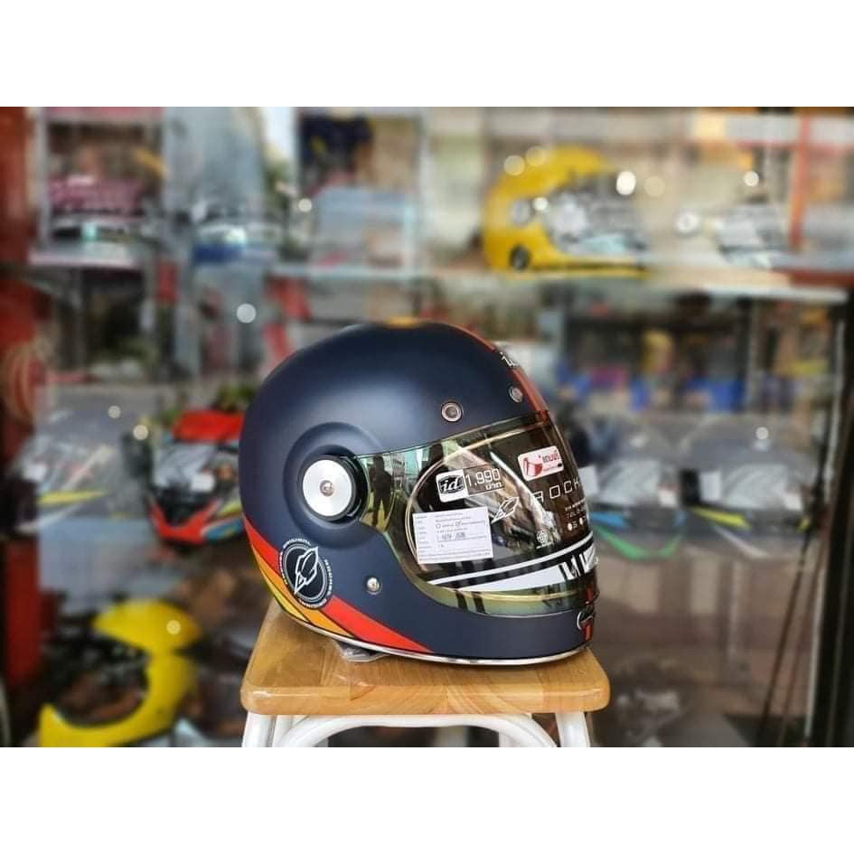 ID ROCKET HELMET CLASSIC WITH FREE BUBBLE SHIELD (FULL FACE) | Shopee ...