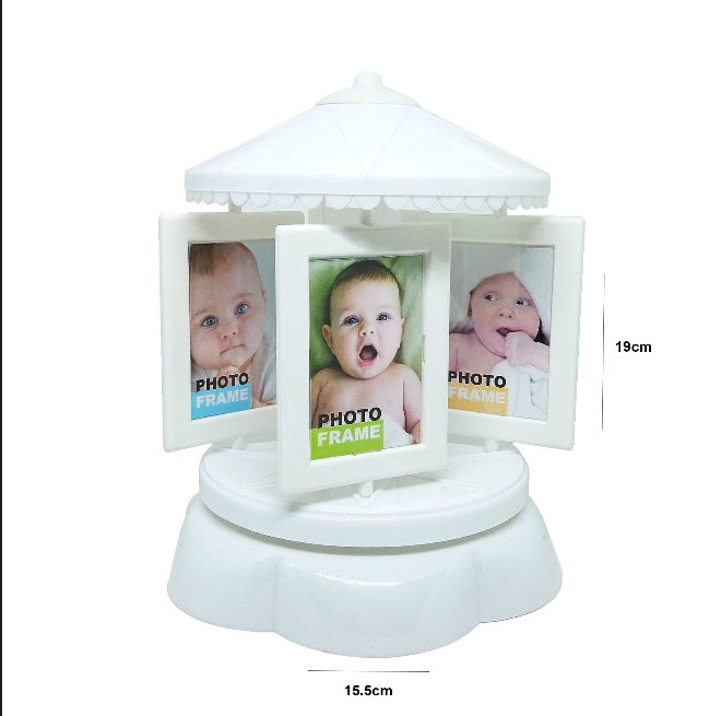 Revolving Carousel 4pcs Photo Frame with Music | Shopee Philippines