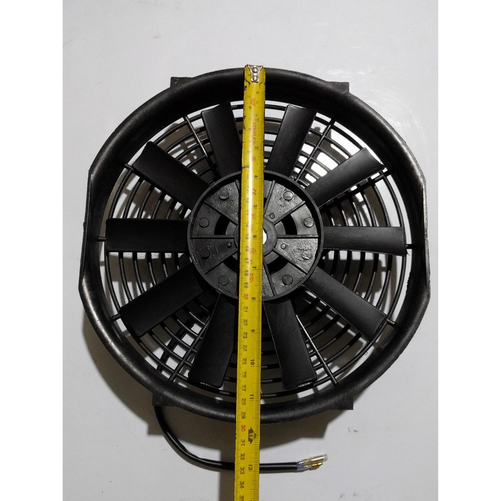 Universal Condenser/Radiator Aux Fan | 10 Blades | 12V or 24V | Volts ...