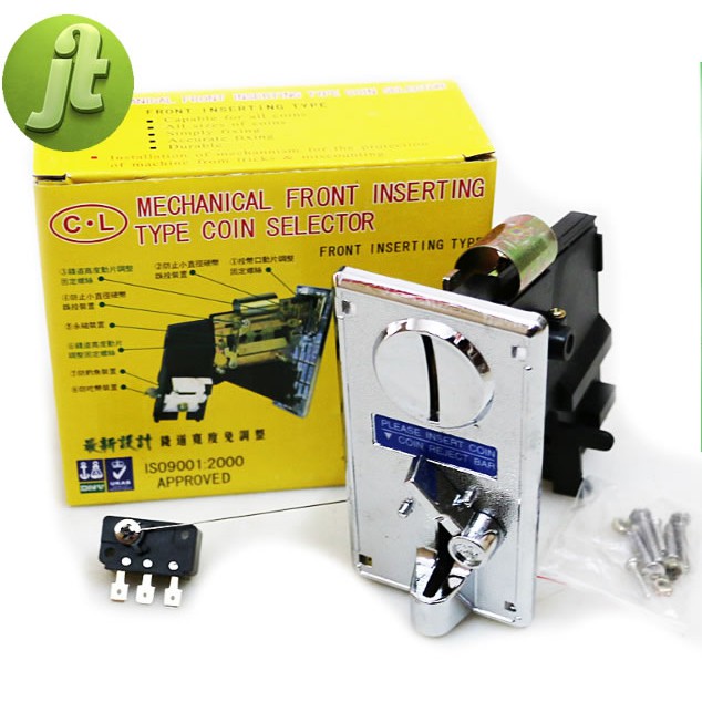Mechanical Coin Acceptor Plastic material Coin Selector Acceptor w/ 3 ...