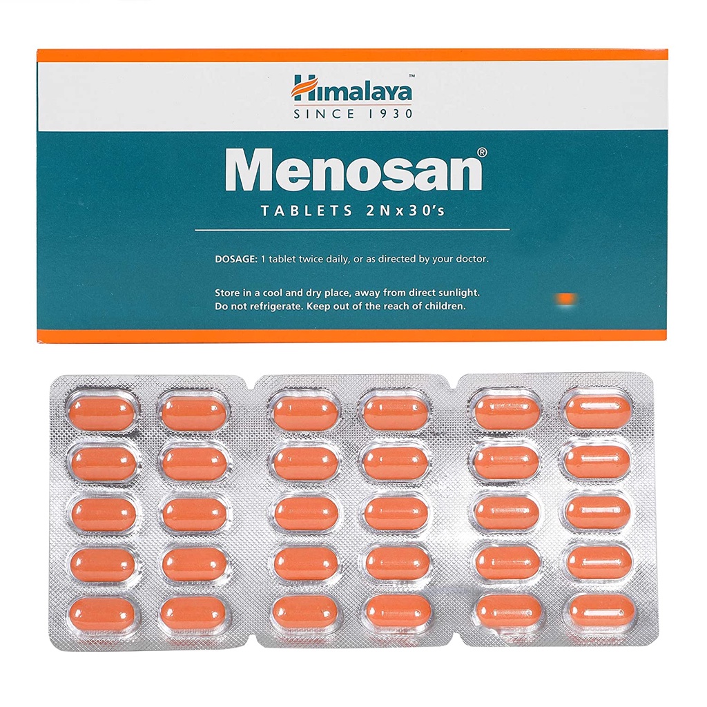 Himalaya Menosan 60 Tablets Herbs For Women Aging/Menopause/Female 50 ...
