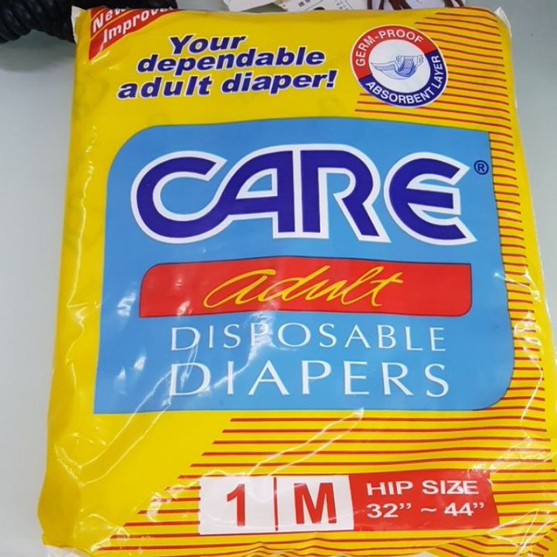 Care Adult Diapers Medium 1piece | Shopee Philippines