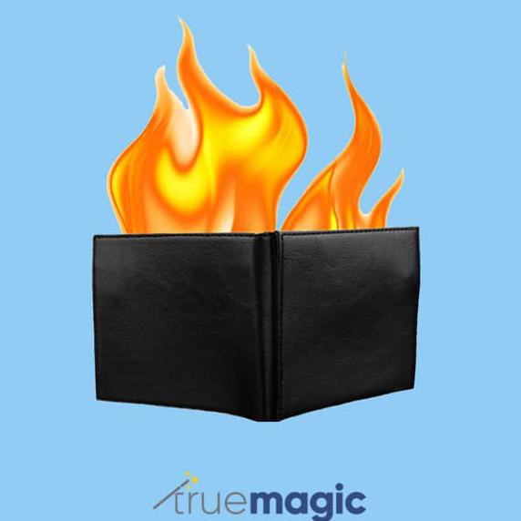 Fire Wallet Fire Wallet (Flame Magician, Magician Wallet) | Shopee ...